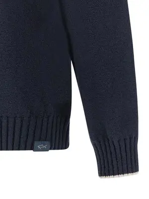 Paul & Shark Open-neck Cotton Polo Shirt