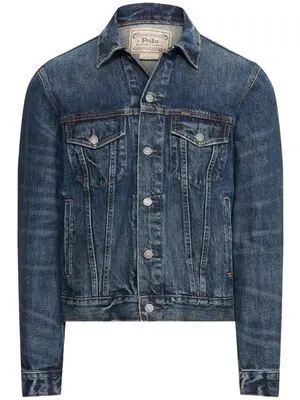 Polo Ralph Lauren Faded Denim Trucker Jacket - Blue