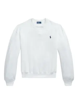 Polo Ralph Lauren Lightweight Fleece Sweatshirt - White