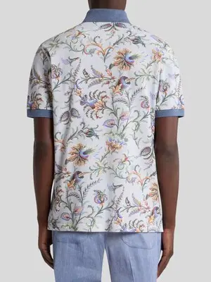 Etro Polo Shirt With Floral Motif