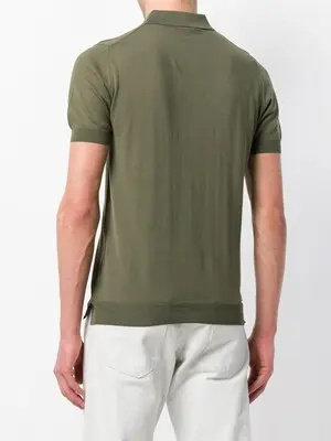 PAOLO PECORA Cotton Polo Shirt - Green