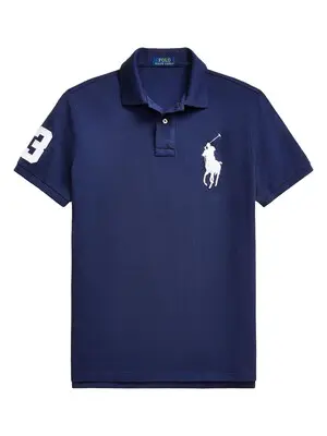 Polo Ralph Lauren Big Pony Mesh Polo - Blue