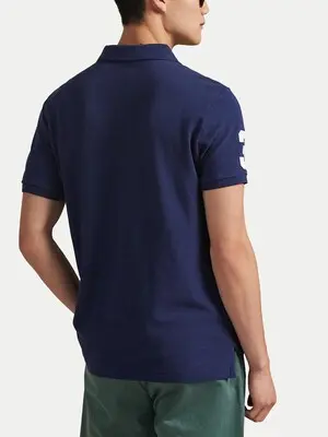 Polo Ralph Lauren Big Pony Mesh Polo - Blue