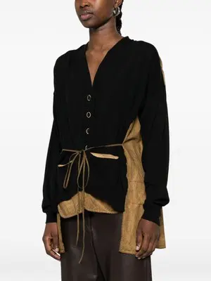 UMA WANG Cotton And Silk Cardigan