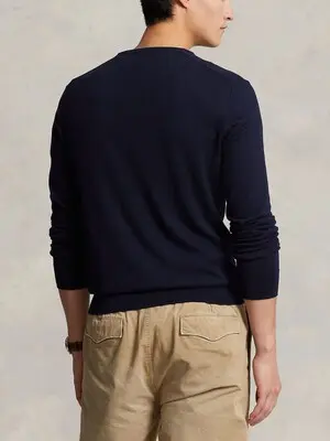 Polo Ralph Lauren Cotton Crew Neck Sweater - Blue