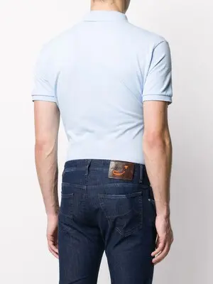 Polo Ralph Lauren Slim Fit Mesh Polo - Blue