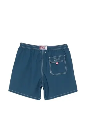 MC2 SAINT BARTH Hartford Boxer Swim Shorts - Blue