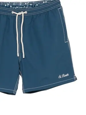 MC2 SAINT BARTH Hartford Boxer Swim Shorts - Blue