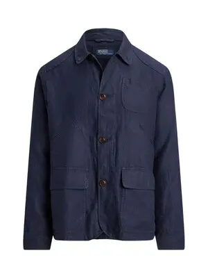 Polo Ralph Lauren Herringbone Utility Jacket - Blue