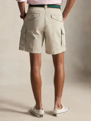 Polo Ralph Lauren Twill Cargo Bermuda Shorts - Beige