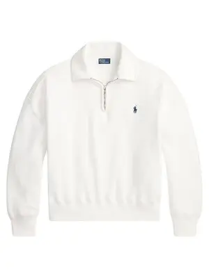 Polo Ralph Lauren Half-zip Sweatshirt - White