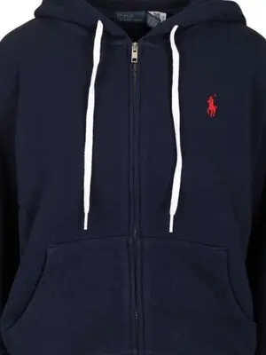Polo Ralph Lauren Fleece Zip-up Sweatshirt - Blue