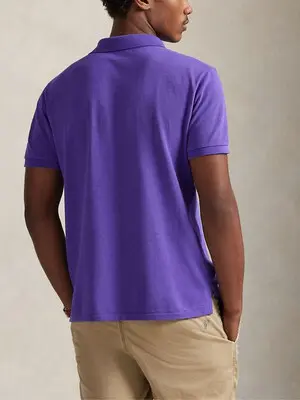 Polo Ralph Lauren Slim Fit Mesh Polo - Purple