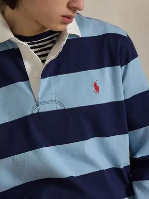 Polo Ralph Lauren The Iconic Rugby Polo Shirt - Sky Blue