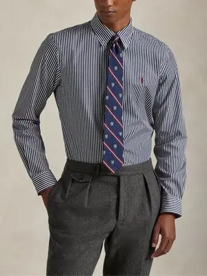 Polo Ralph Lauren Striped Logo Shirt - Blue