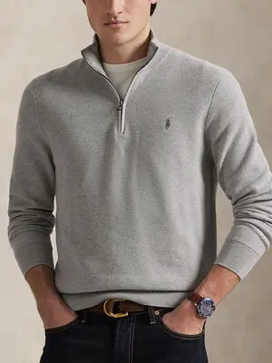 Polo Ralph Lauren Half Zip Sweater - Grey