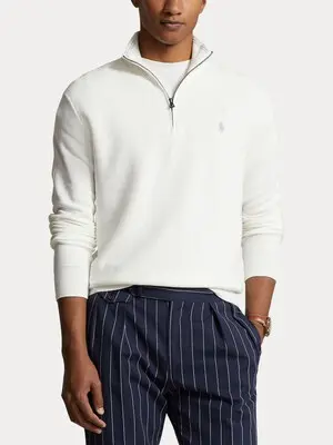 Polo Ralph Lauren Half-zip Sweater - White