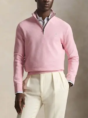 Polo Ralph Lauren Half Zip Sweater - Pink