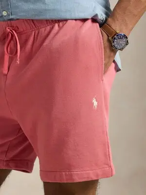 Polo Ralph Lauren Bermuda Loopback Fleece Shorts - Red