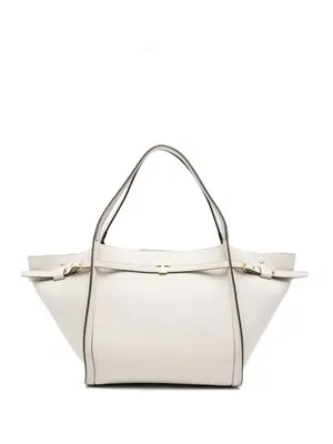 TOD'S Medium Leather Tote - White