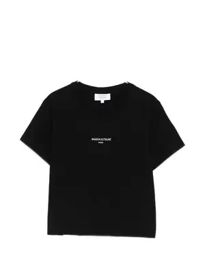 Maison Kitsuné Logo Cotton T-shirt - Black