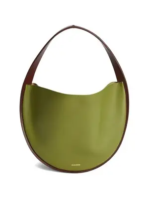 JIL SANDER Pivot Leather Hobo Bag