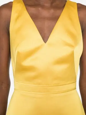 Elisabetta Franchi Midi Dress - Yellow