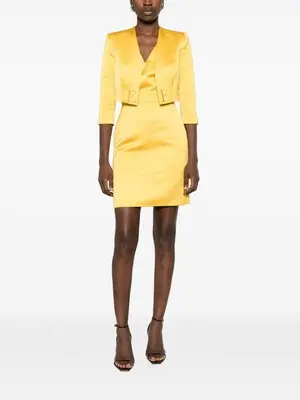 Elisabetta Franchi Midi Dress - Yellow