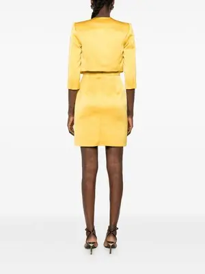 Elisabetta Franchi Midi Dress - Yellow