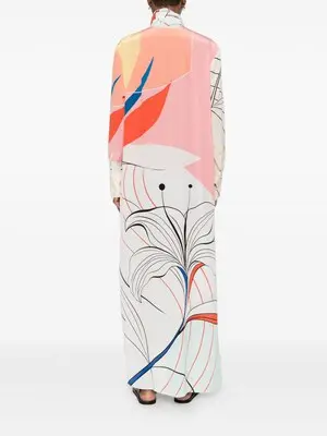 F.R.S FOR RESTLESS SLEEPERS Printed Silk Maxi Dress - Multi