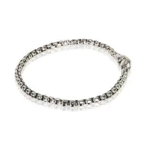 David Yurman Sterling Silver Box Chain Bracelet