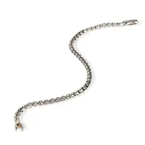 David Yurman Sterling Silver Box Chain Bracelet