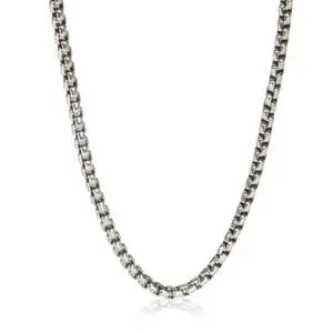 David Yurman Sterling Silver Box Chain Necklace - Sterling_silver