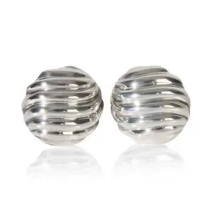 David Yurman Sterling Silver Sculpted Cable Earrings
