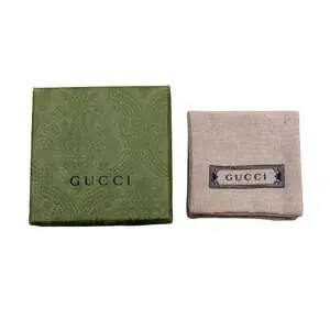 Gucci Sterling Silver Gg Groove Pendant
