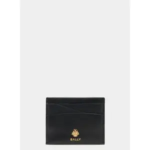 Bally Essential Card Holder In Leather - Black