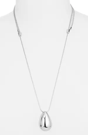 Nordstrom Polished Teardrop Pendant Necklace