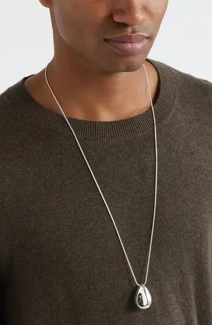 Nordstrom Polished Teardrop Pendant Necklace