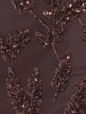ANIYE BY Sequin Embellished Mini Dress - Brown