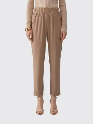 Liu Jo Polyester Blend Trousers - Beige