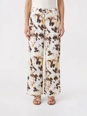 Liu Jo Printed Polyester Pants - Multicolor
