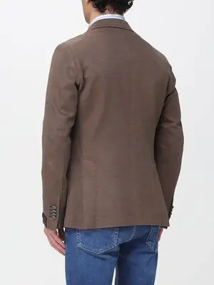 Tagliatore Single-breasted Cotton Blend Blazer