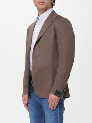 Tagliatore Single-breasted Cotton Blend Blazer