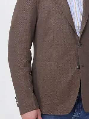 Tagliatore Single-breasted Cotton Blend Blazer