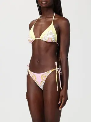 Versace Two-piece Swimsuit With Baroque Print