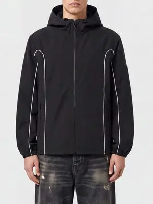 DIESEL® Technical Fabric Hooded Jacket - Black