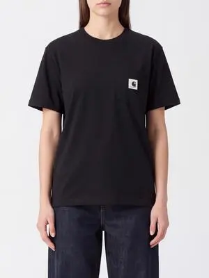Carhartt Work In Progress Short Sleeve T-shirt With Pocket Detail - Black