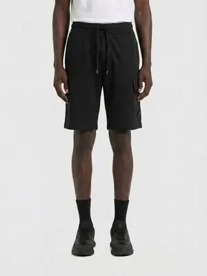 C.P. COMPANY Cargo Shorts With Lens Detail - Black