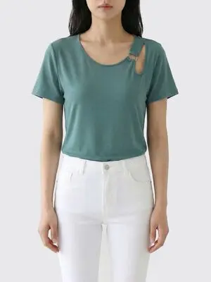 Liu Jo T-shirt With Cut-out Detail - Green