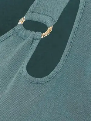 Liu Jo T-shirt With Cut-out Detail - Green